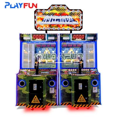 China Hot Toys Coin Operated Amusement Park Indoor Kids Shooting Master a 2 Players Simulation Arcade Laser Game for sale