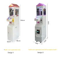 China Hot Sale Commercial Coin Operated Plush Toys Claw Vending Machine Arcade Gift Mini Claw Machine with the Bill Acceptor for Sale for sale