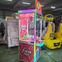 China Playfun Factory Direct Sales Arcade Coin Operated Game Fun Toys Mini  Teddy Bear  Crane Claw Machine Mini Prize Machine for sale