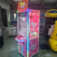 China Playfun Factory Direct Sales Arcade Coin Operated Game Fun Toys Mini  Teddy Bear  Crane Claw Machine Mini Prize Machine for sale