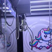 China Playfun Hot Sale Arcade Game Machine 960 Xxl Coin Operated Transparent Mix Toy Claw Crane Doll Machine for sale