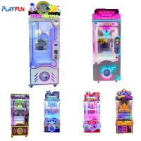 China Playfun Coin Operated Indoor Amusement Arcade Wheel Lucky Clip Prize Vending Machine Lucky Clips with 60 Clips for sale