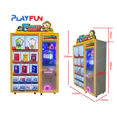 China Playfun Coin Operated Family Entertainment Center Catching Treasure  Hunter Arcade Game Machine Happy Blind Box Gift Machine for sale