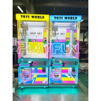 China Toys World Win Plush Toys Machines USA Market Business Dopamine Transparent Color  the Claw Crane Machine for Sales for sale
