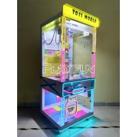 China Toys World Win Plush Toys Machines USA Market Business Dopamine Transparent Color  the Claw Crane Machine for Sales for sale