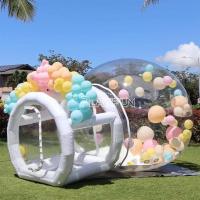 China Outdoor Camping Wedding Party Tent Transparent Dome Tent Pvc Globe Clear Party Inflatable Bubble Ballon House for sale