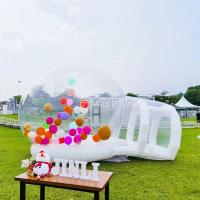 China Outdoor Camping Wedding Party Tent Transparent Dome Tent Pvc Globe Clear Party Inflatable Bubble Ballon House for sale
