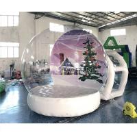 China Outdoor Camping Wedding Party Tent Transparent Dome Tent Pvc Globe Clear Party Inflatable Bubble Ballon House for sale