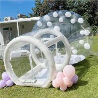 China Outdoor Camping Wedding Party Tent Transparent Dome Tent Pvc Globe Clear Party Inflatable Bubble Ballon House for sale