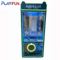 China Coin Operated Games Luxury Full Transparent Crane Claw Machines Doll Vending Crane Claw Machines for sale