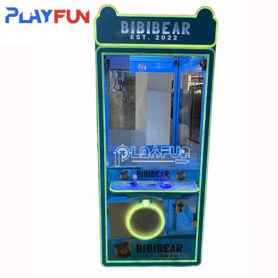 China Coin Operated Games Luxury Full Transparent Crane Claw Machines Doll Vending Crane Claw Machines for sale