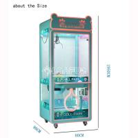 China Coin Operated Games Luxury Full Transparent Crane Claw Machines Doll Vending Crane Claw Machines for sale