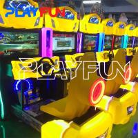China PlayFun Coin Operated  Luxury 2 Seats Racing Car Arcade Game Machine Simulator Video Game Machine for sale