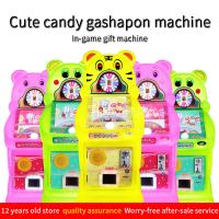 China Amusemment Park Coin Operated Children Cut Tiger Candy Gashapon Lollypop Capsule Toy Arcade Game Machine for Kids for sale