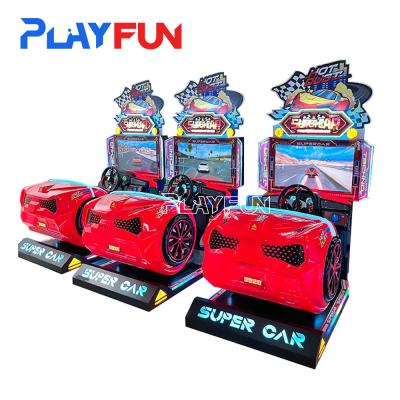 China Top Sale Coin Operated Simulator Video Driving Outrun Arcade Racing Car Game Machine for sale