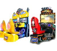 China PlayFun Coin Operated Twin Simulator Seat Video Driving Drive Fast and Furious Game Room Zone Arcade Racing Car Game Machine for sale