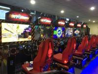 China PlayFun Coin Operated Twin Simulator Seat Video Driving Drive Fast and Furious Game Room Zone Arcade Racing Car Game Machine for sale