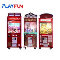 China Playfun Indoor Amusement Coin Operated Machine Kids Crane Toy Two Claw Machine for sale