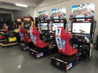China PlayFun India Cheap and Cost-effective 32 LED Outrun Car  Racing Game Machine Drive Simulator Machine for sale