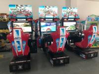 China PlayFun India Cheap and Cost-effective 32 LED Outrun Car  Racing Game Machine Drive Simulator Machine for sale