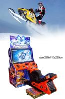 China Indoor Amusement Park Game Center Resort  Snocross Motorbike Moto  Snow  Coin   Racing Game Machine  Arcade  Video Simulator for sale