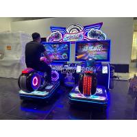 China Amusement Zone Coin Operated Moto 2player Kids Motorcycle Video Motorcycle Racing Simulator Arcade Game Machine for sale