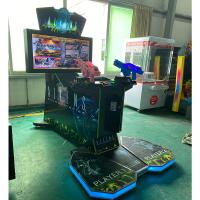 China Classic Old Game Machine Aliens Arcade Firepower 3 in 1 Gun Shooting Simulator 42 Inch Aliens Arcade Game Machine for sale
