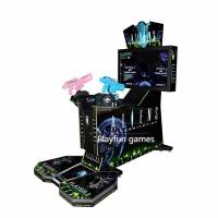 China Classic Old Game Machine Aliens Arcade Firepower 3 in 1 Gun Shooting Simulator 42 Inch Aliens Arcade Game Machine for sale