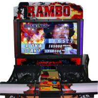 China Coin Operated Arcade 55 Inch LCD Rambo Gun Shooting Simulator Game Machine Rambo Arcade Machine for sale