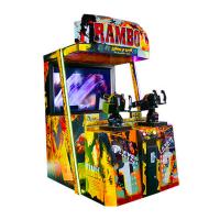 China Coin Operated Arcade 55 Inch LCD Rambo Gun Shooting Simulator Game Machine Rambo Arcade Machine for sale