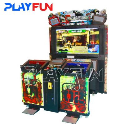 China Indoor Entertainment Coin Operated 55 Inch Razing Storm Shooting Simulator Video Arcade Machine Games for sale