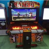 China Hot Selling Coin Operated Indoor Arcade Game Machine Shooting Rambo Shooting Video Game Machine for Amusement Park for sale
