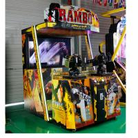 China Hot Selling Coin Operated Indoor Arcade Game Machine Shooting Rambo Shooting Video Game Machine for Amusement Park for sale