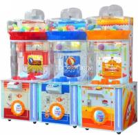 China Playfun 2024 Hot Sale Coin-Operated 100mm Large Capsule Toy Ball Drop Prize Vending Machine for Children for sale