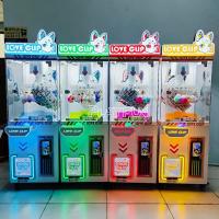 China Playfun Coin-Operated Game Machine Starry  Love Clip Machine Probability Controllable Prize Clip Snack Gift Vending Machine for sale