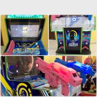 China Playfun Coin Operated Shooting Game Machine 22 Inch LED  Aliens Gun Shooting Arcade Game Machine Kids game for sale
