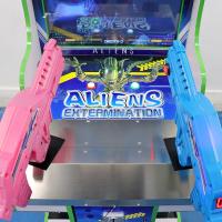 China Playfun Coin Operated Shooting Game Machine 22 Inch LED  Aliens Gun Shooting Arcade Game Machine Kids game for sale
