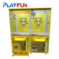 China Playfun Hot Sell Coin Operated Multiple Colour Usa Plush Doll Toy Claw Crane Machine Star Claw Prize Game Machine for sale