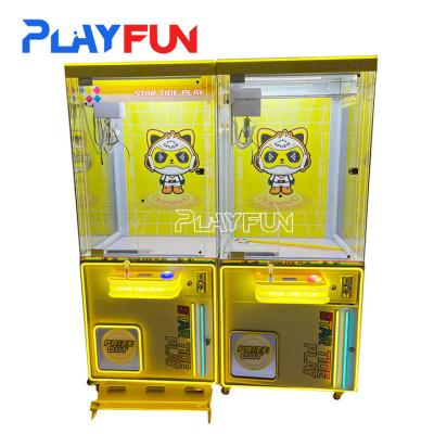 China Playfun Hot Sell Coin Operated Multiple Colour Usa Plush Doll Toy Claw Crane Machine Star Claw Prize Game Machine for sale