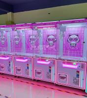 China Playfun Hot Sell Coin Operated Multiple Colour Usa Plush Doll Toy Claw Crane Machine Star Claw Prize Game Machine for sale