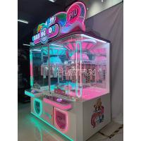 China Playfun 2023 Latest Prize Coin Flash Vending Machine 2 Players Clip Gift Stickers Game Machine Chasing Boy Kids Playmachine for sale