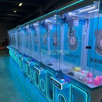 China Playfun New Design  Metals Bear Claw Doll Machine Automatic Doll Claw Crane Machine for Indoor Amusement Park for sale