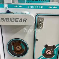 China Playfun New Design  Metals Bear Claw Doll Machine Automatic Doll Claw Crane Machine for Indoor Amusement Park for sale
