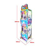 China PlayFun Good Quality Amusement Park Coin Operated Gift Game Machine 30 Clips 2 Players Mini Clamp Clips Prize Vending Machine for sale