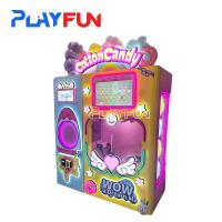 China PlayFun Custom Commercial Multi-Language Easy to Operate Touch Screen Fully Automatic Cotton Candy Vending Machine Robot for sale