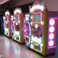 China PlayFun Custom Commercial Multi-Language Easy to Operate Touch Screen Fully Automatic Cotton Candy Vending Machine Robot for sale
