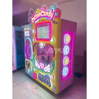 China PlayFun Custom Commercial Multi-Language Easy to Operate Touch Screen Fully Automatic Cotton Candy Vending Machine Robot for sale