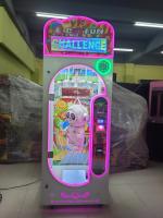 China Time Out 10 Seconds  Challenge Lucky  777 Coin Operated Barber Cut Arcade Game Cutting Gift Toy Scissor Cut Prize Machine for sale