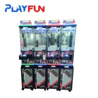 China Playfun Black No Roof Toys World Coin Operated Mini Crane Claw Game Plush Doll Crane Claw Game Machine for Kids for sale
