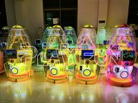 China Playfun Fast -income  Supermarket  Mall Shop Prize  Gift Game 100 MM Size Large Kids Toy Capsule  Ball  Machine for sale